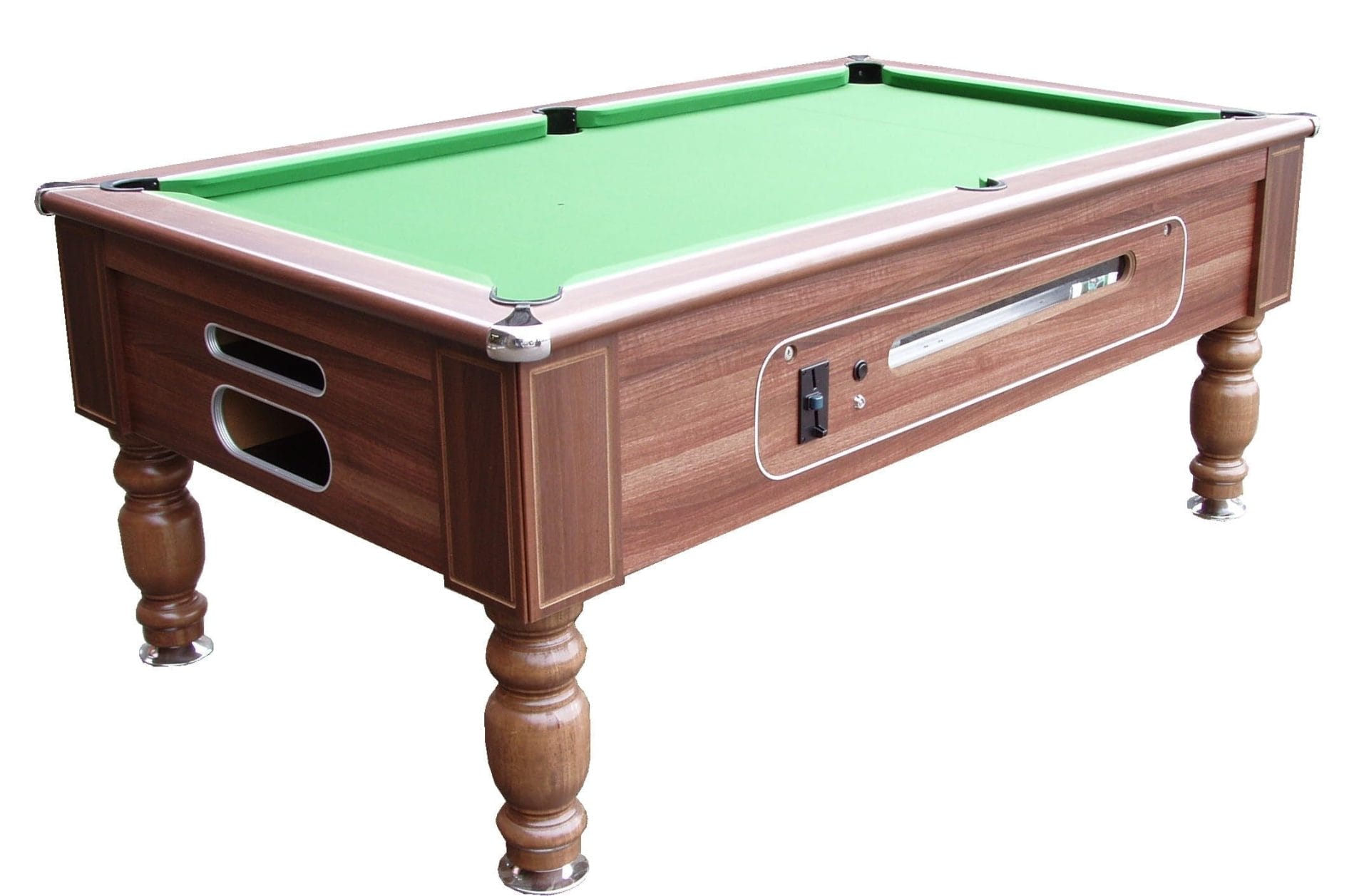 Tournament Walnut 7x4 Slate bed Mechanical Pool Table - AVAILABLE IN ...
