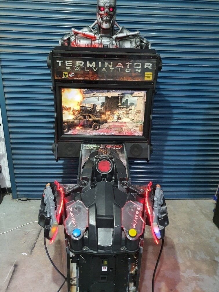 Terminator Salvation Twin Gun Shooting Arcade Game - Aztec Coin