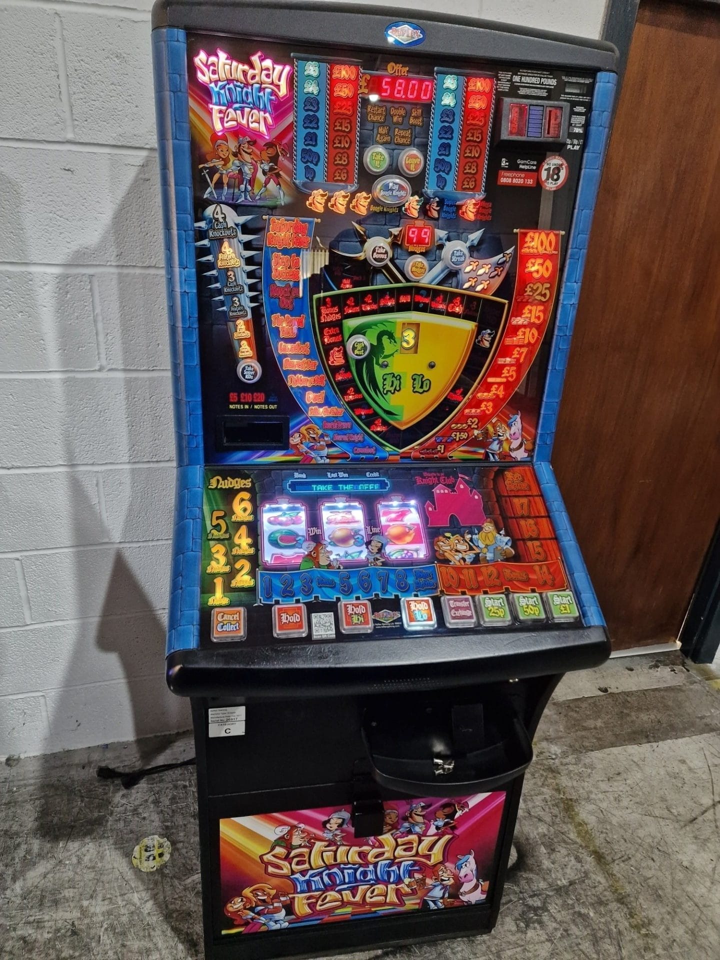 Saturday Knight Fever Fruit Machine - Aztec Coin