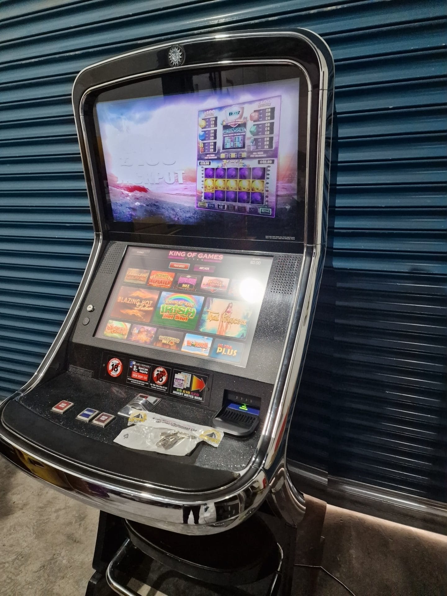 King of Games Digital Pub Gaming Machine - Great Value - Aztec Coin