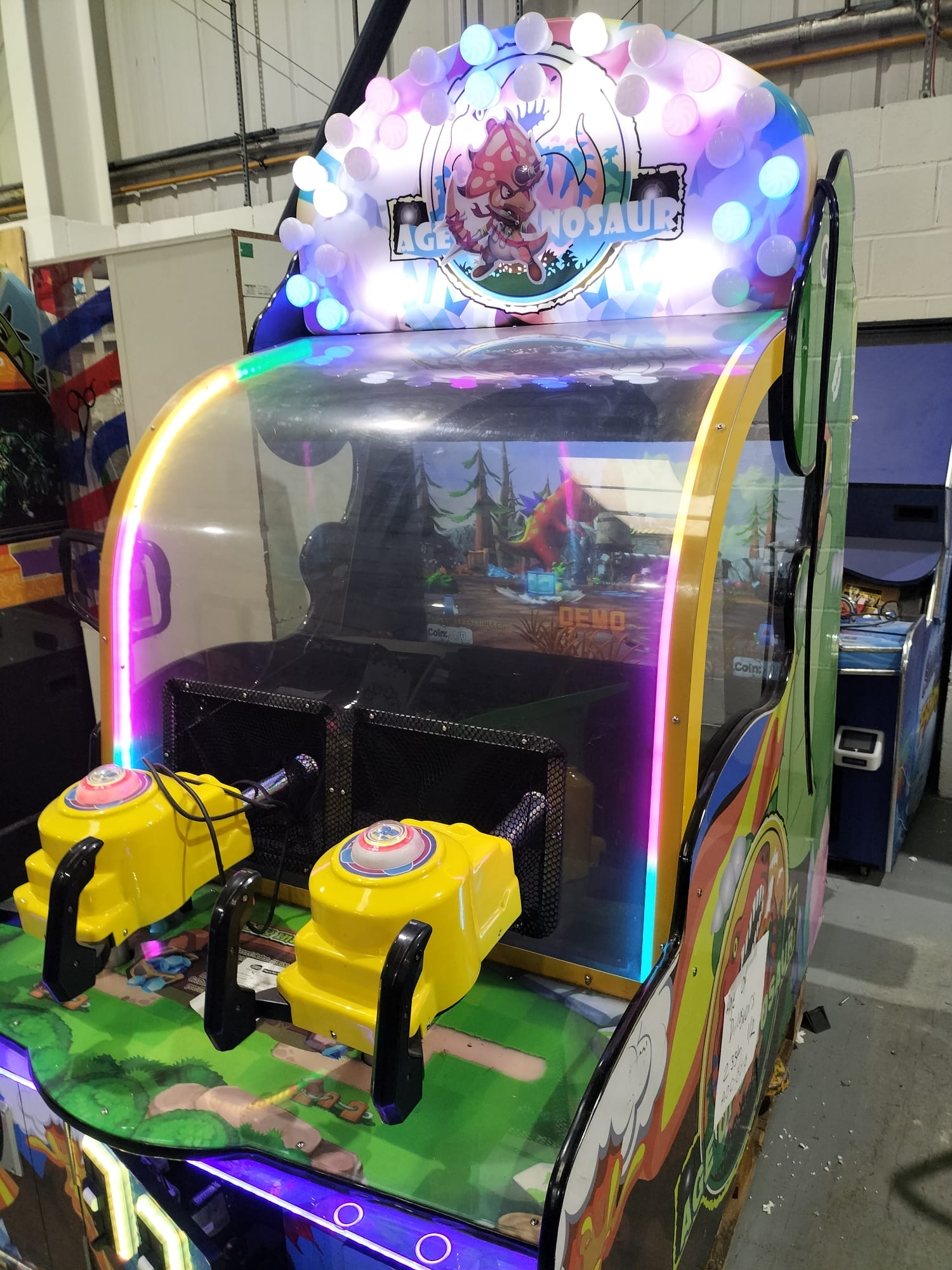 Age of Dinosaurs Ticket Redemption water game - Amazing ! - Aztec Coin