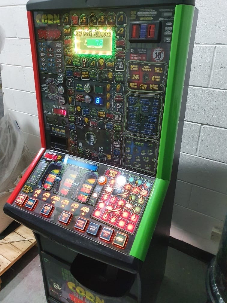 Corn of the Dead £100 Jackpot Pub Fruit Machine - Aztec Coin