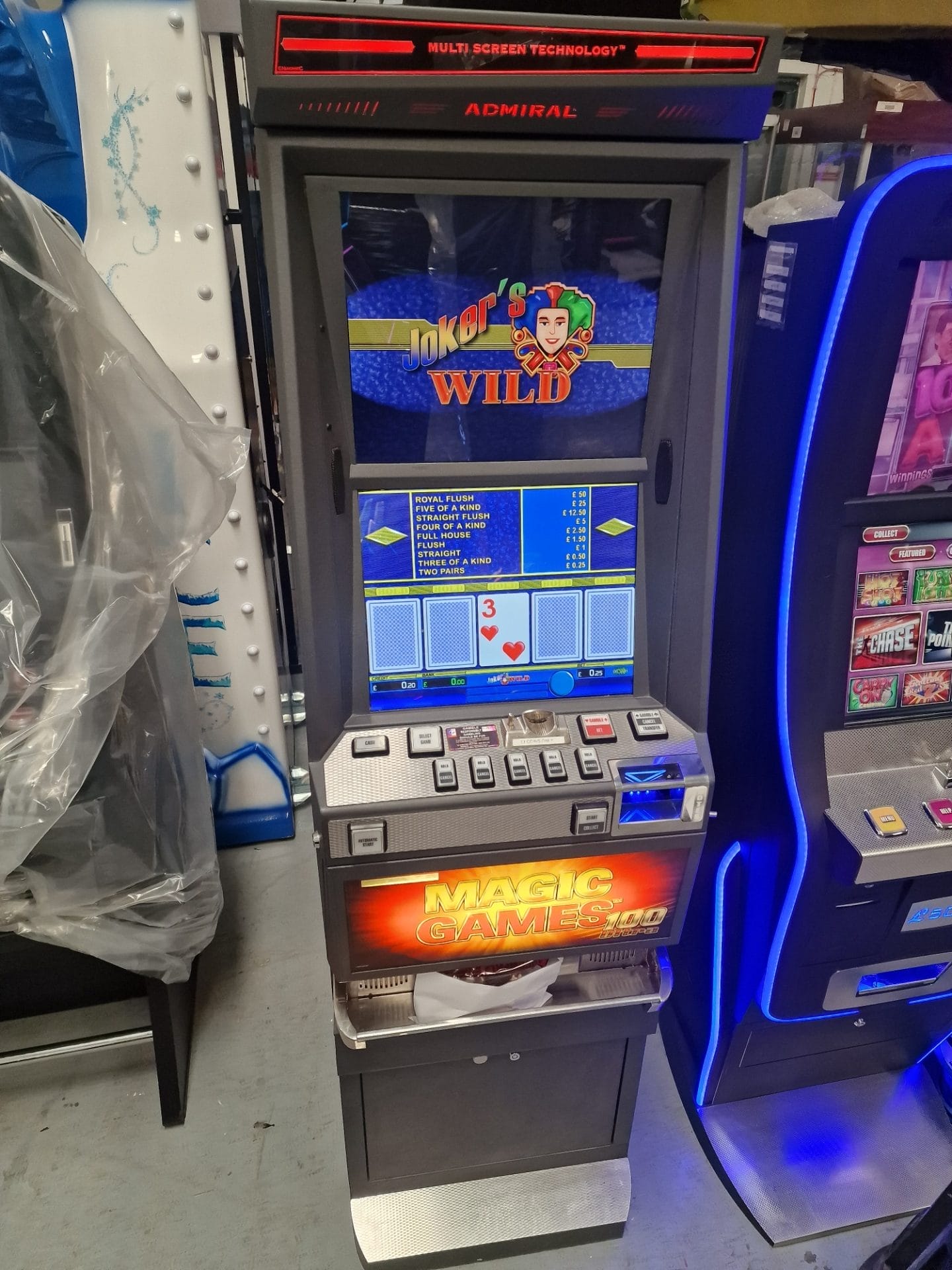 Magic games 3 Ultra Digital Gaming Machine - Aztec Coin