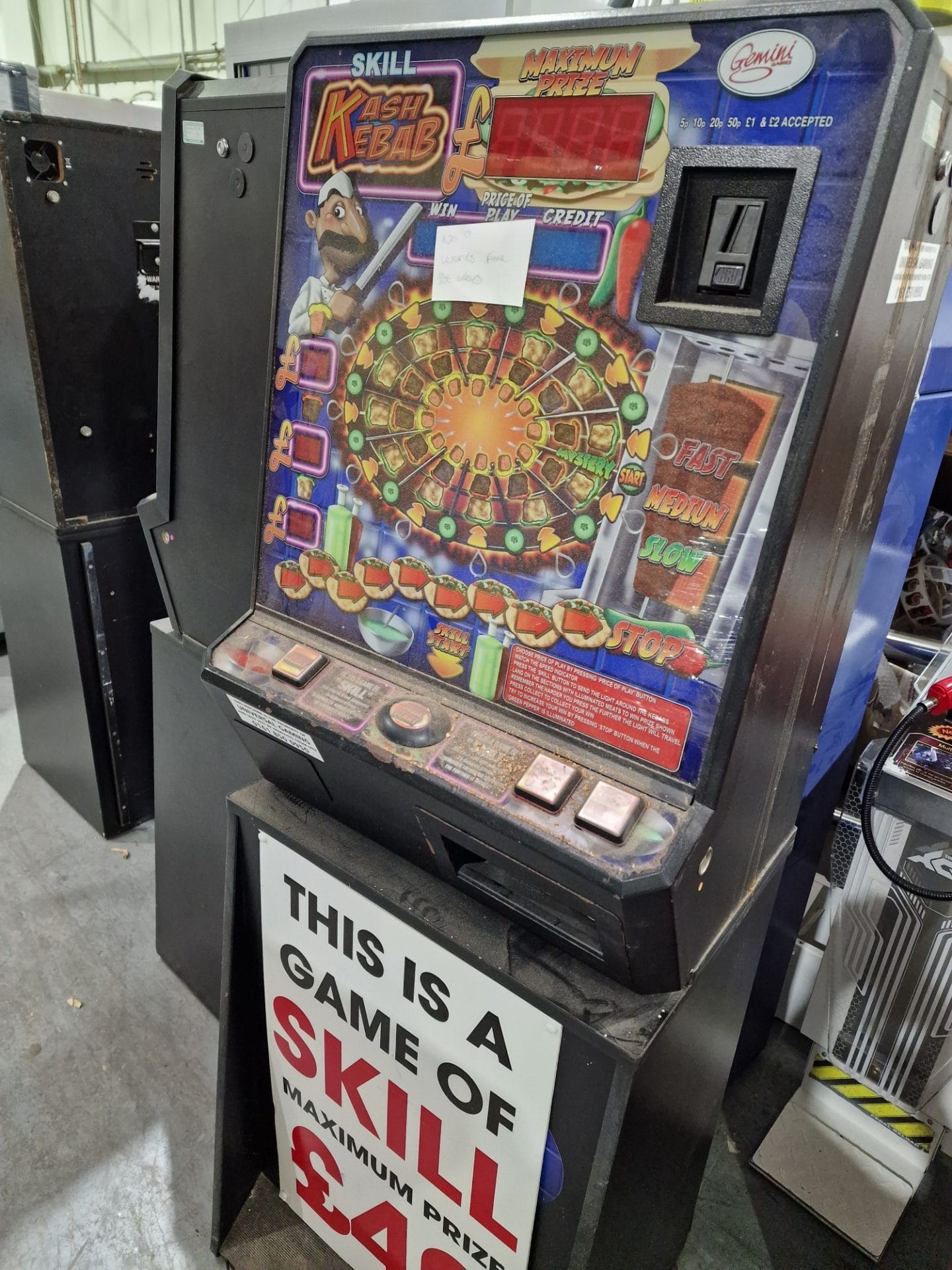 Kash Kebab £40 Jackpot Skill Machine - Aztec Coin