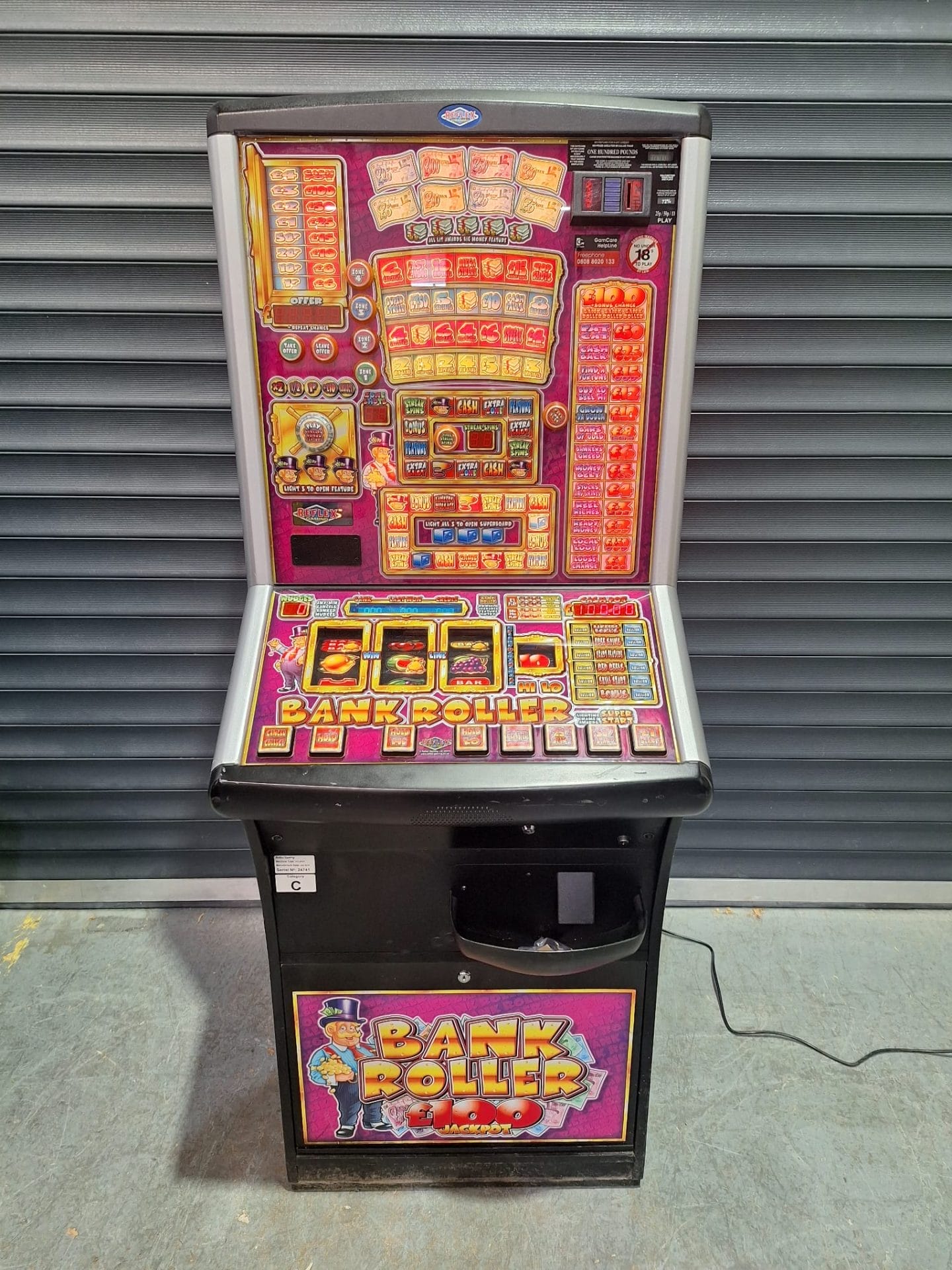 Bank Roller £100 Jackpot Pub Fruit Machine - Aztec Coin