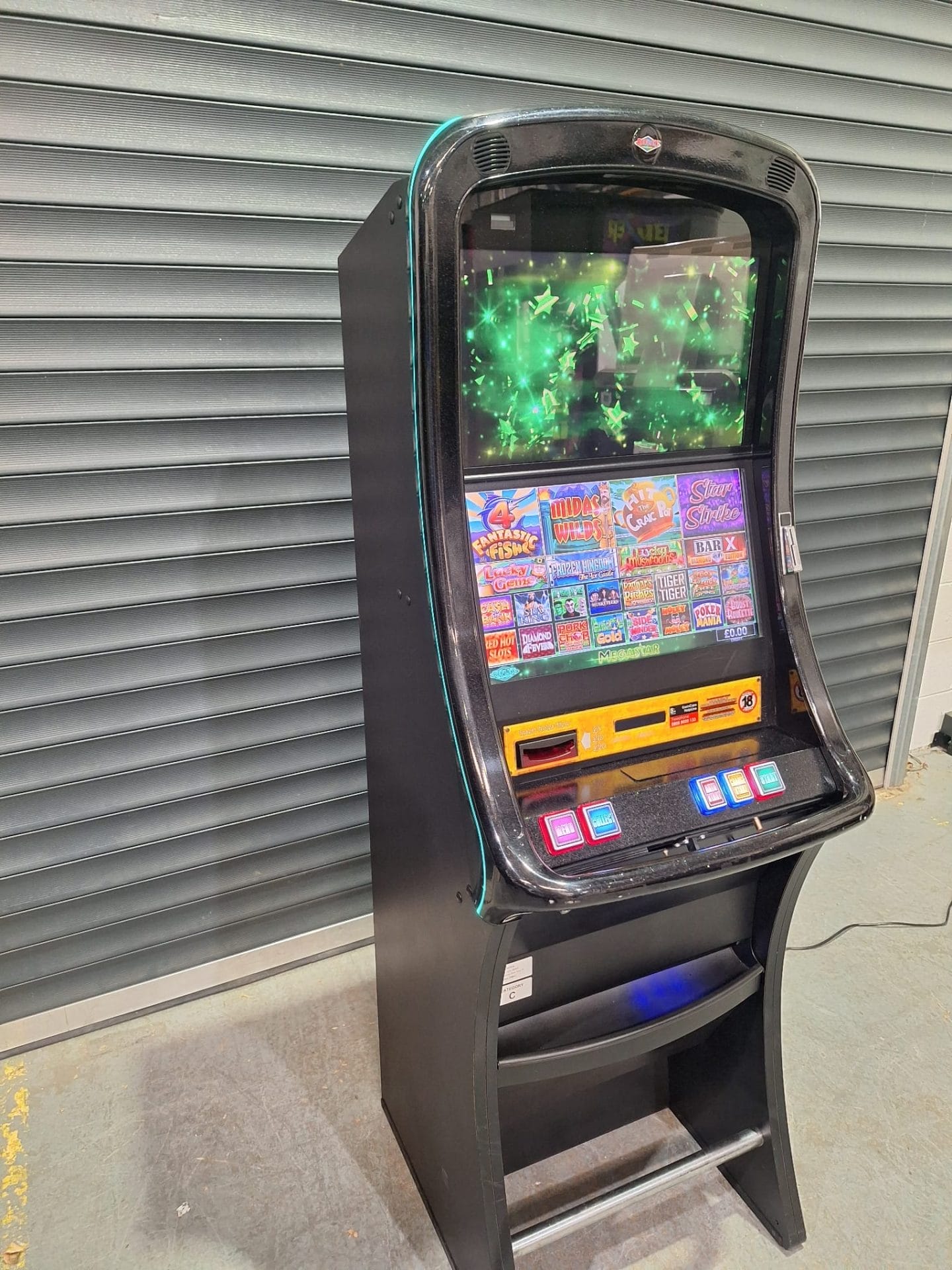 Megastars Digital Gaming Pub Fruit Machine - Genie cabinet - Aztec Coin