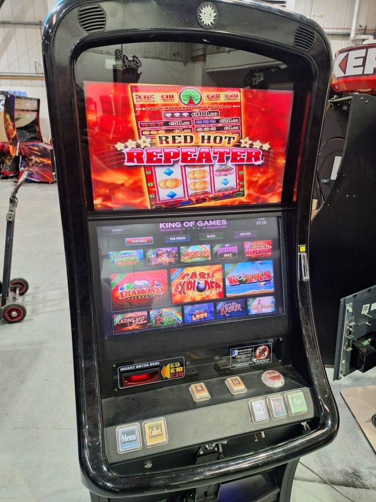 King of Games Titan Menu (Blueprint Games) Digital Pub Gaming Machine ...