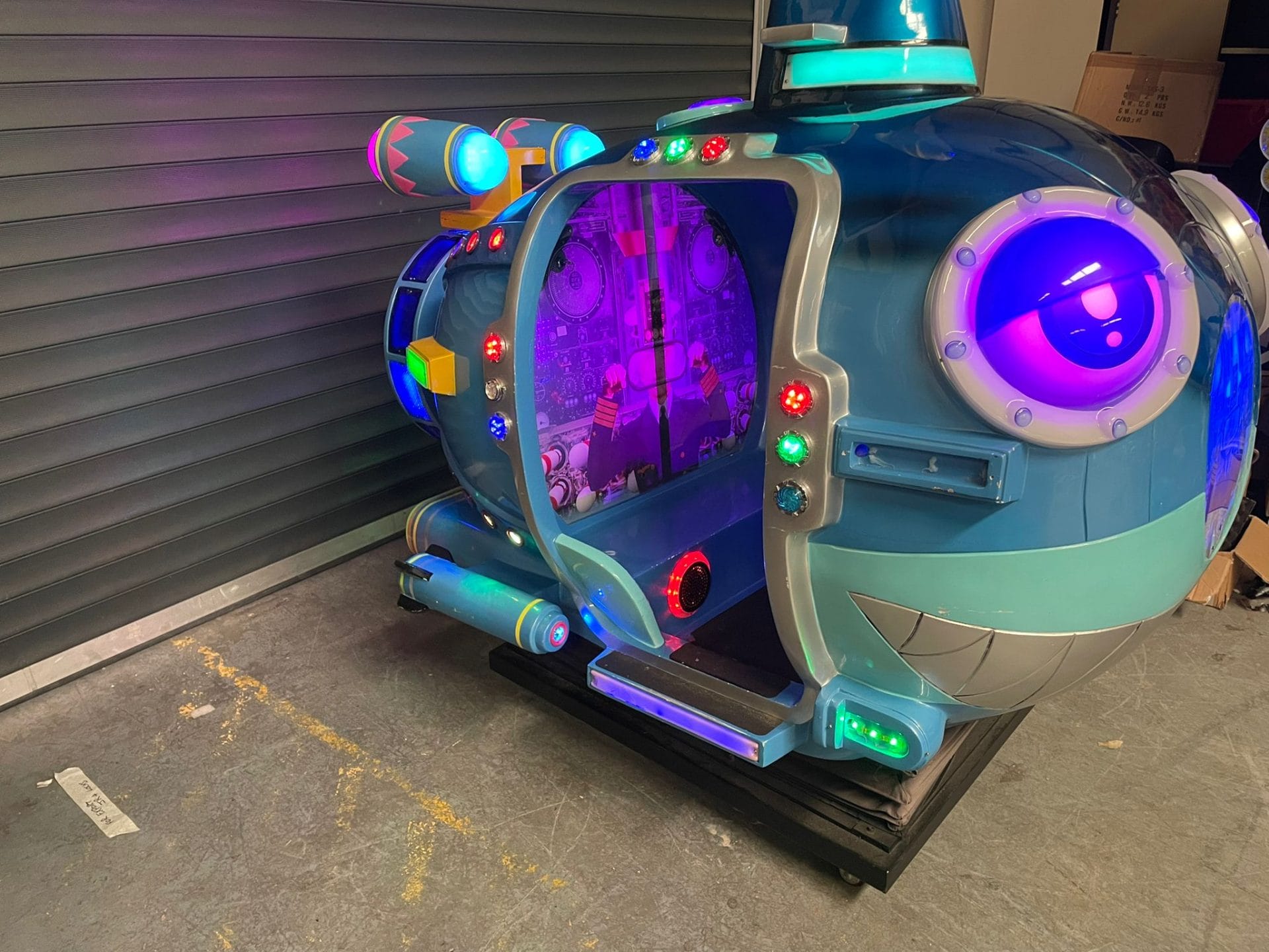 Captain Sub Coin Operated Kiddie Ride - Mega ride - Aztec Coin