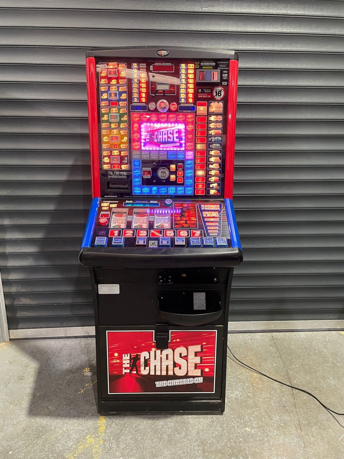 The Chase is On £100 Jackpot Pub Fruit Machine - Aztec Coin