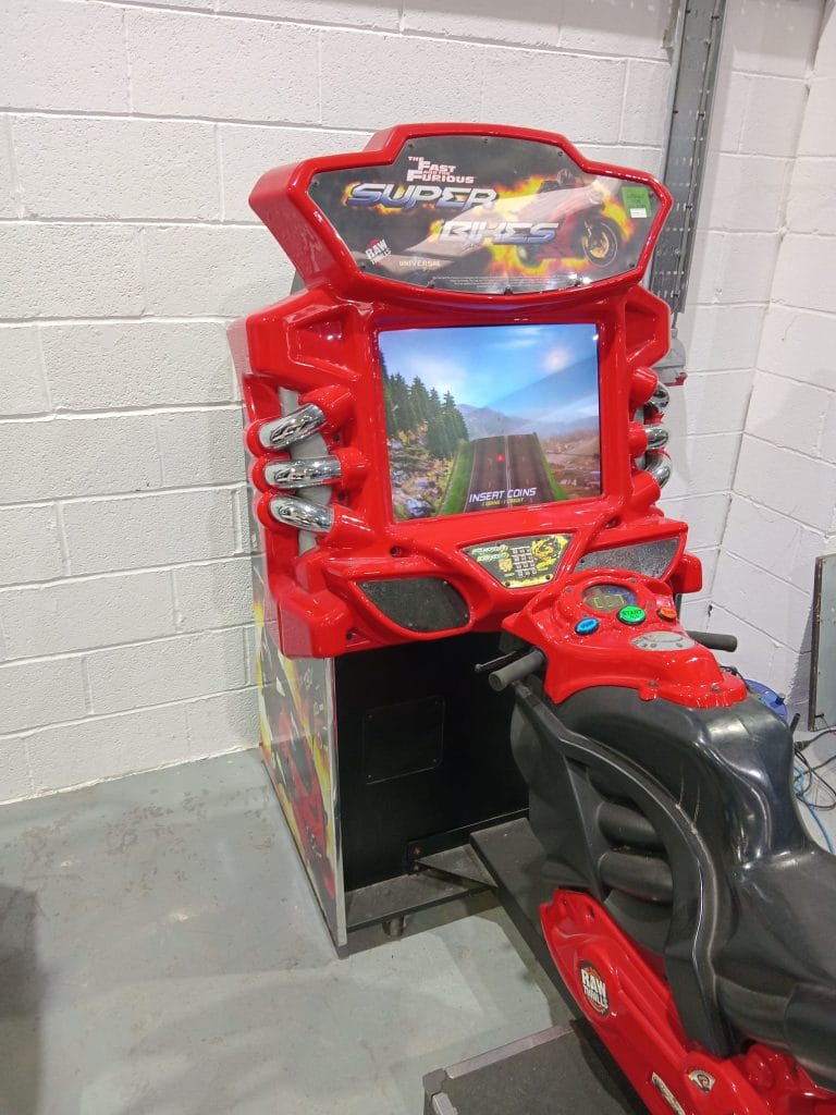 Superbikes Single Sitdown Arcade Bike Racing Game - Aztec Coin