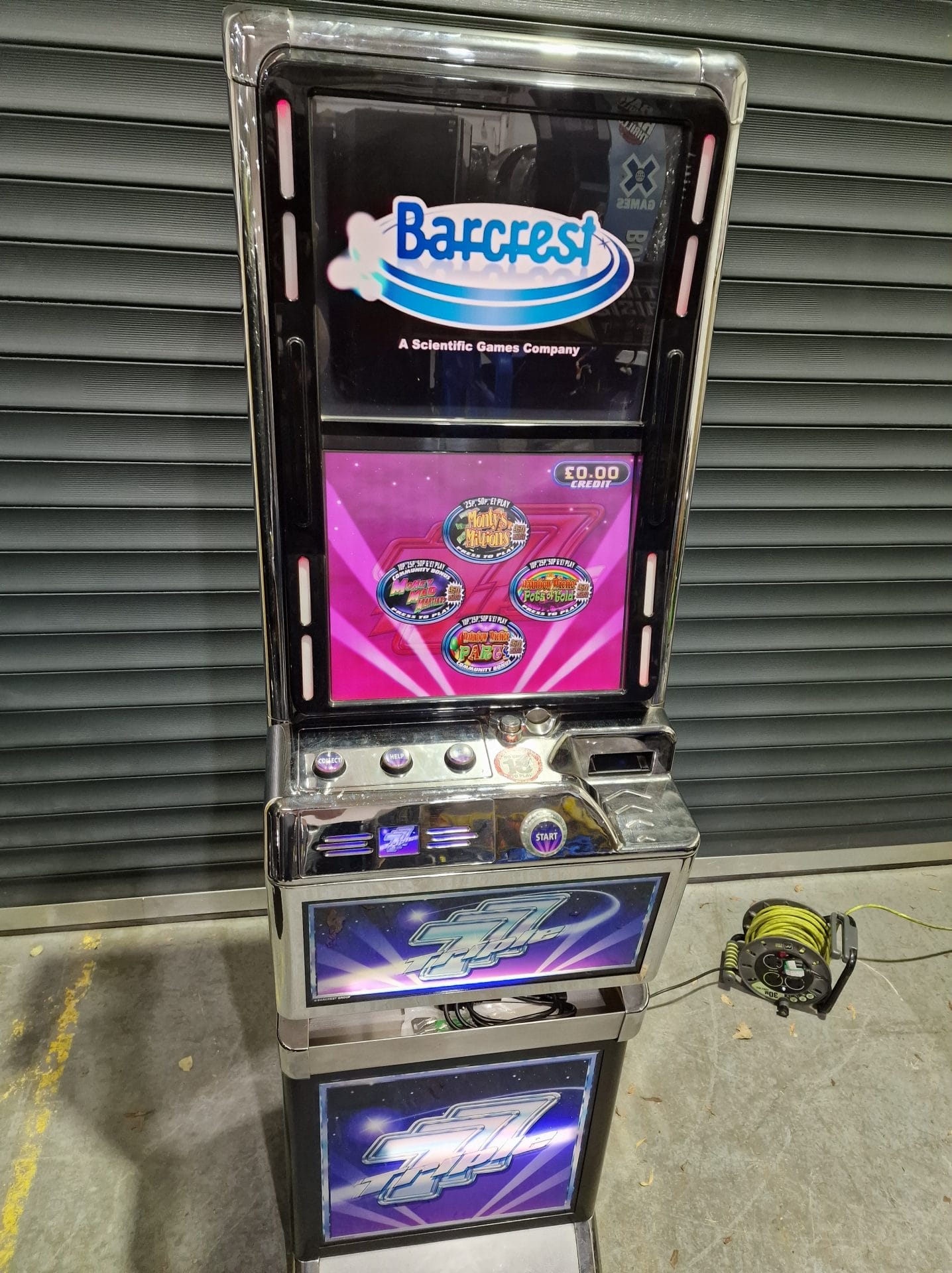 Triple 777 £100 Jackpot Digital Gaming Machine with Boogie Nights ...