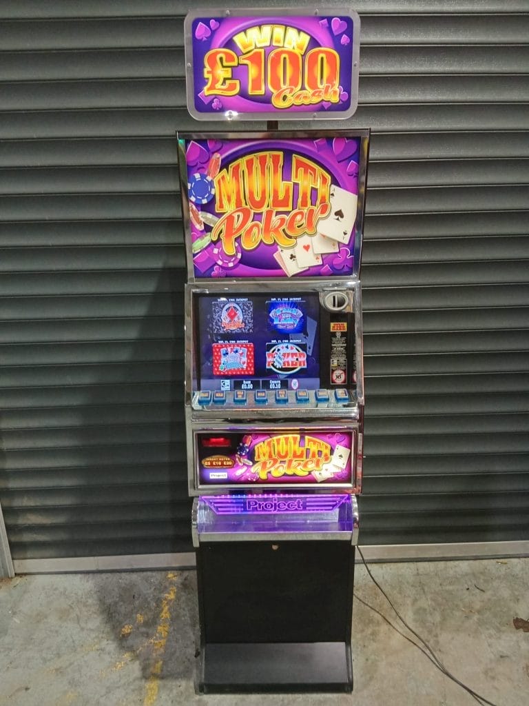 Multi Poker £100 Jackpot Digital Gaming Slot Machine - Aztec Coin