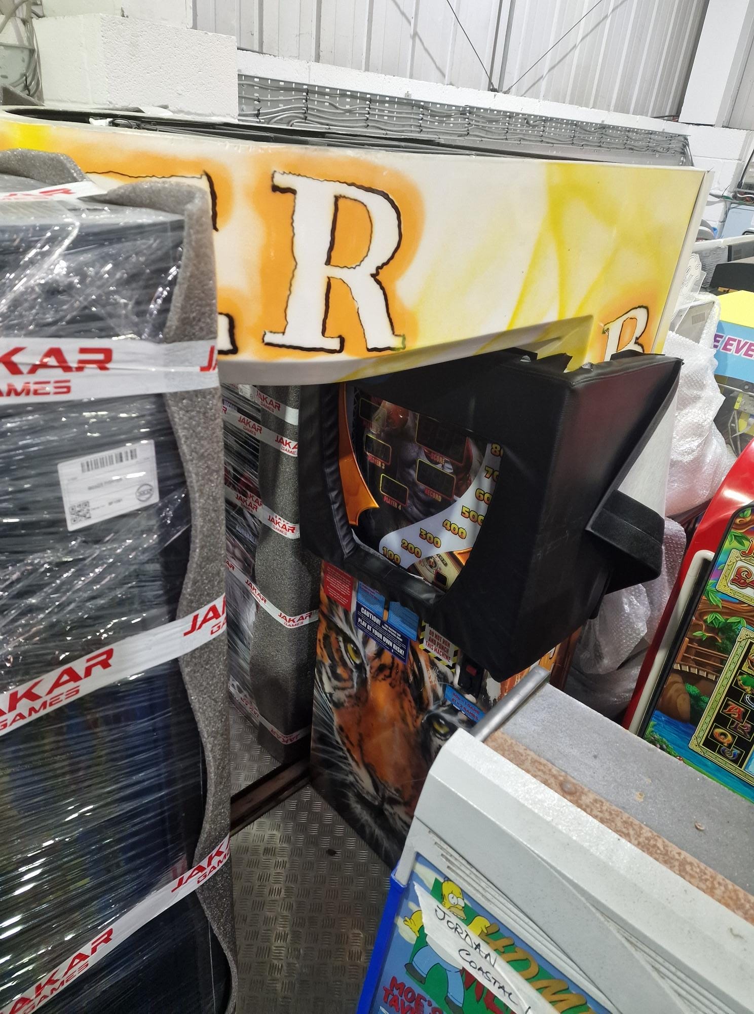 Tiger Champion Boxing Punch Machine. Coin operated Boxer - Aztec Coin